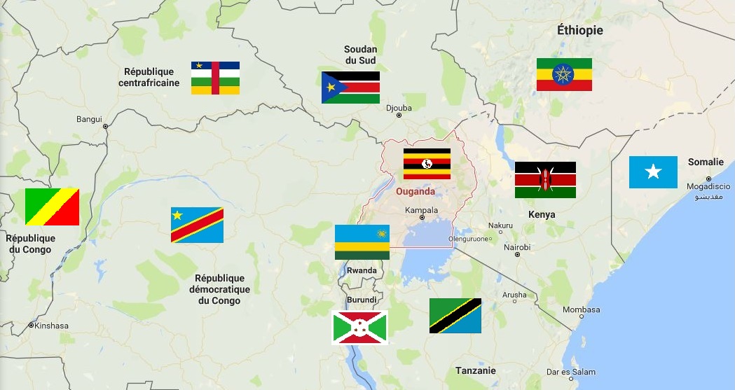Ouganda_RDC_République_du_Congo_Rwanda_Burundi_Ethiopie_Somalie ...