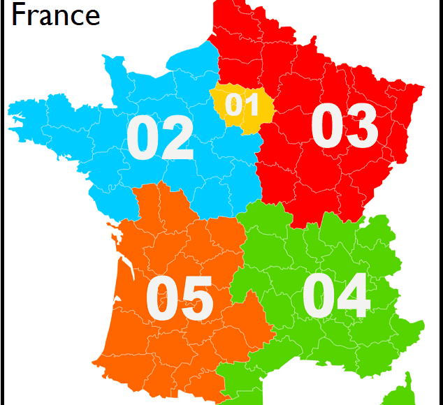 carte_indicatifs_téléphoniques_France_métropolitaine